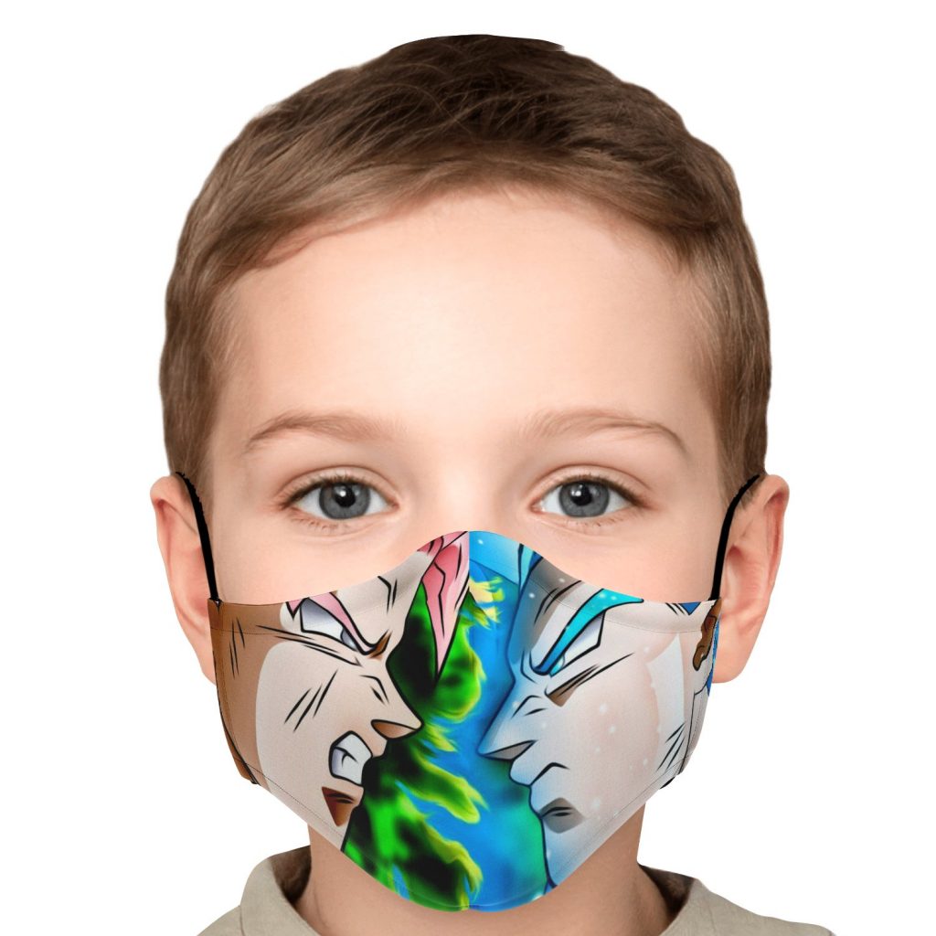Vegeta & Goku Face Mask 3D Design - Dragon Ball Z Store