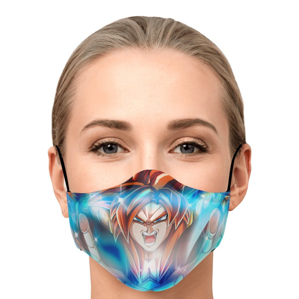 Goku Super Saiyan 4 Face Mask 3D Design - Dragon Ball Z Store