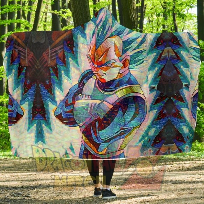 Blazing Vegeta DBZ Hooded Blanket - Dragon Ball Z Store