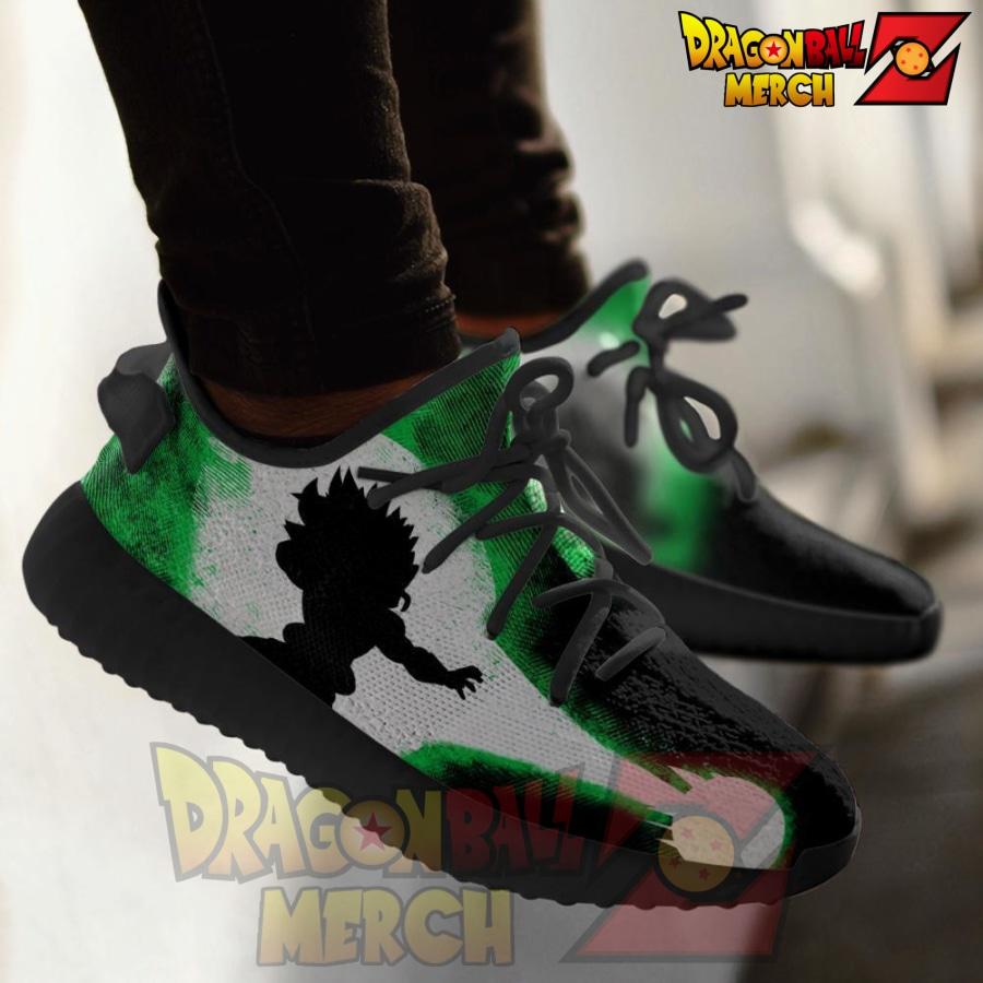 Broly Silhouette Yeezy Shoes Skill Custom No.3 - Dragon Ball Z Store