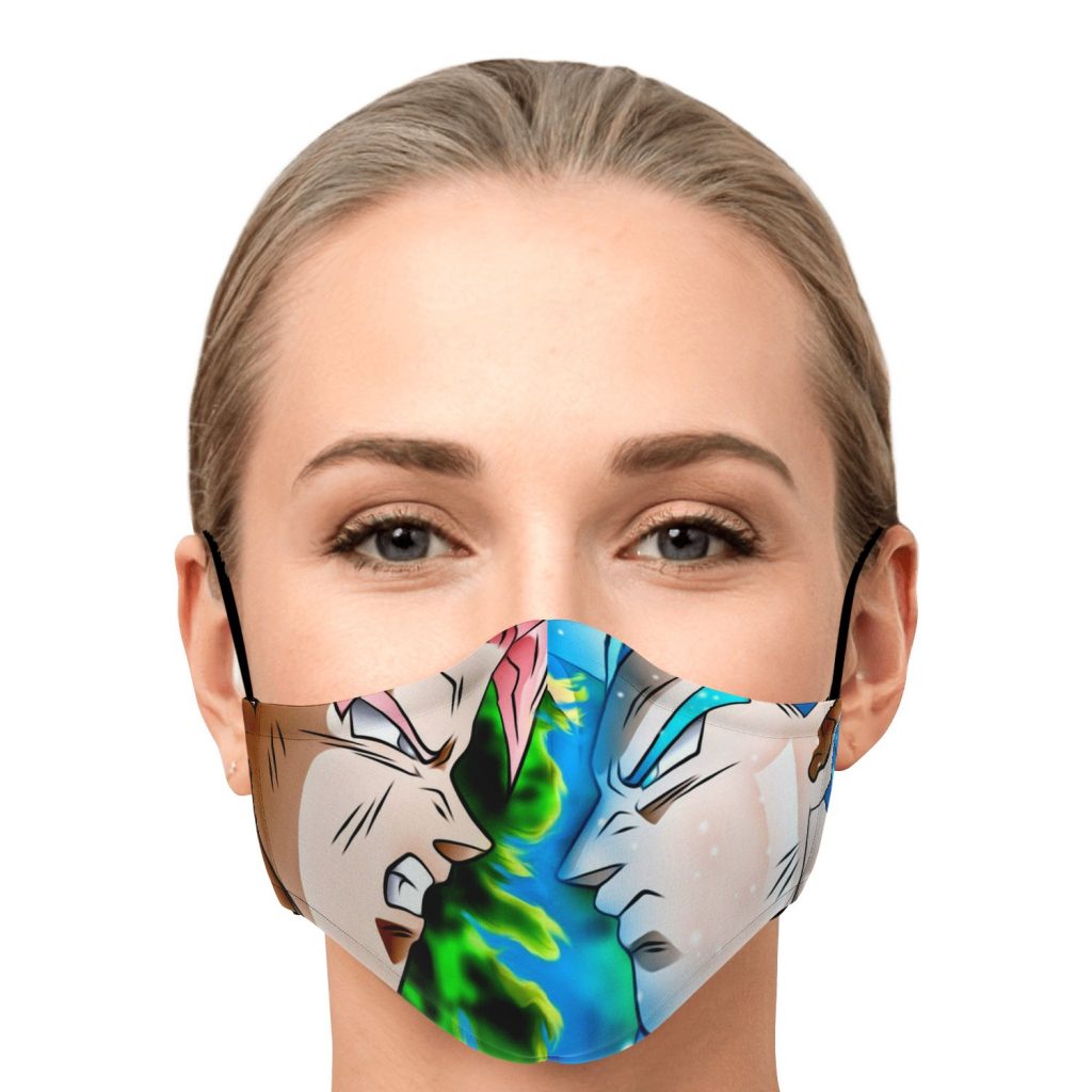 Vegeta & Goku Face Mask 3D Design - Dragon Ball Z Store