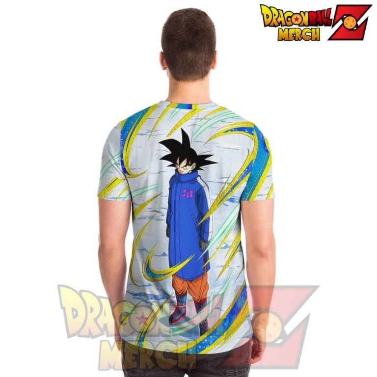 Goku Blue T-Shirt New Design No.2 - Dragon Ball Z Store