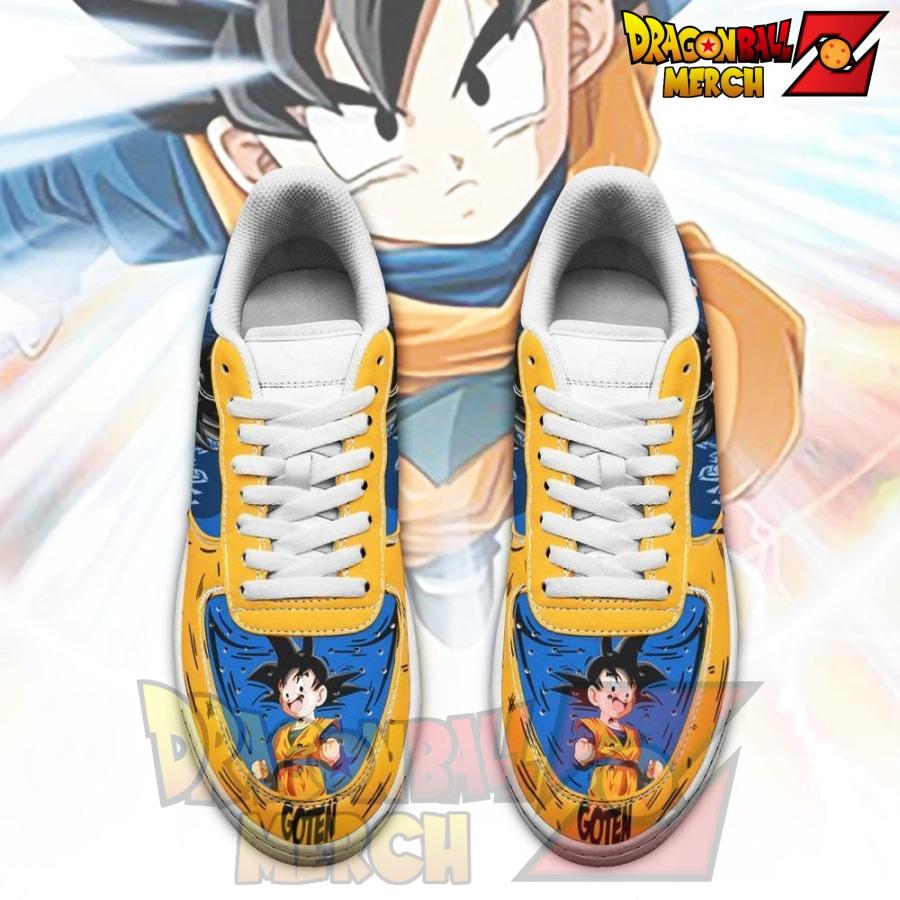 Goten Air Force Sneakers Custom Shoes No.1 - Dragon Ball Z Merch