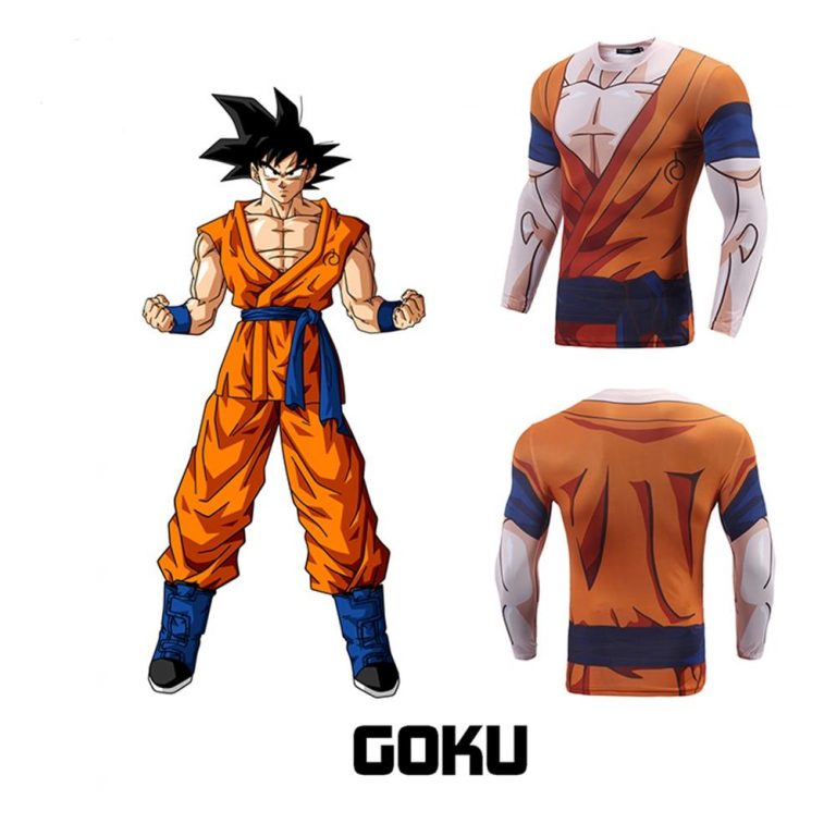 Son Goku Sleeve Shirt Cosplay Costume - Dragon Ball Z Store