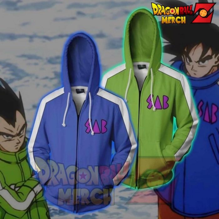 SAB Zipper Hoodies 3D Printed Vegeta Goku - Dragon Ball Z Store