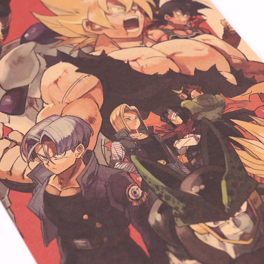 Dragon Ball Z Classic Retro Poster - Dragon Ball Z Merch
