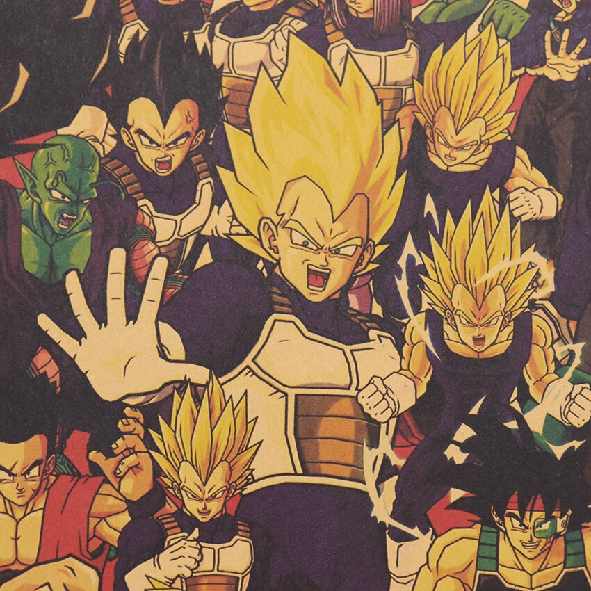2021 DBZ Anime All Characters Poster - Dragon Ball Z Store