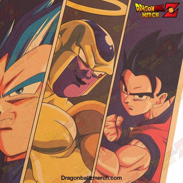 Dragon Ball Z Character Classic Kraft Paper Poster - Dragon Ball Z Store