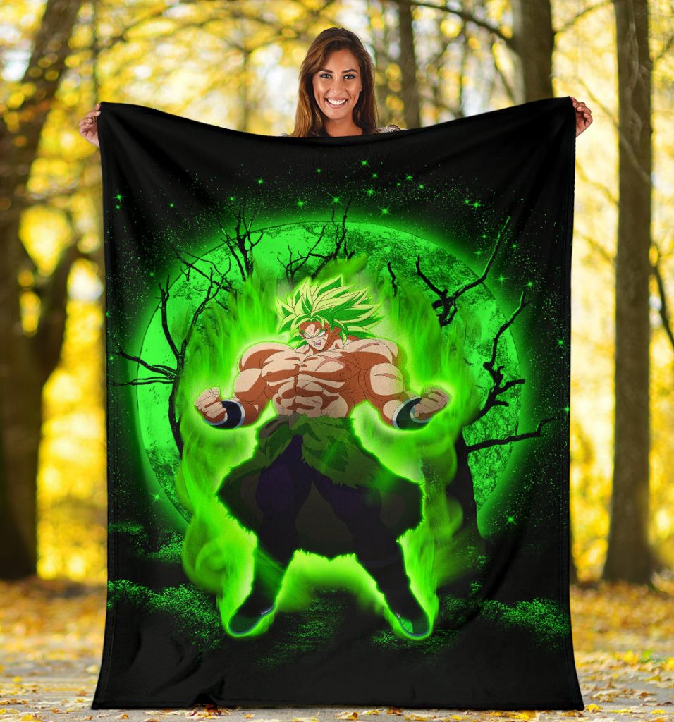 Broly Moonlight Premium Blanket - Dragon Ball Z Store